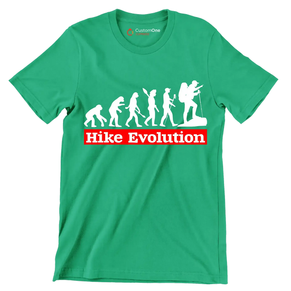 Hike Evolution - Hiking Themed T-Shirt - Custom One Express